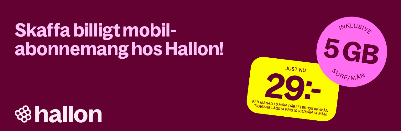 Medlemsrabatt hos Hallon